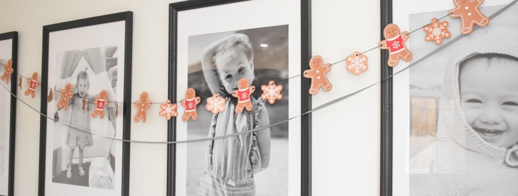 Gingerbread Banner (free printable) – Josephine Adams | Nestled In ...