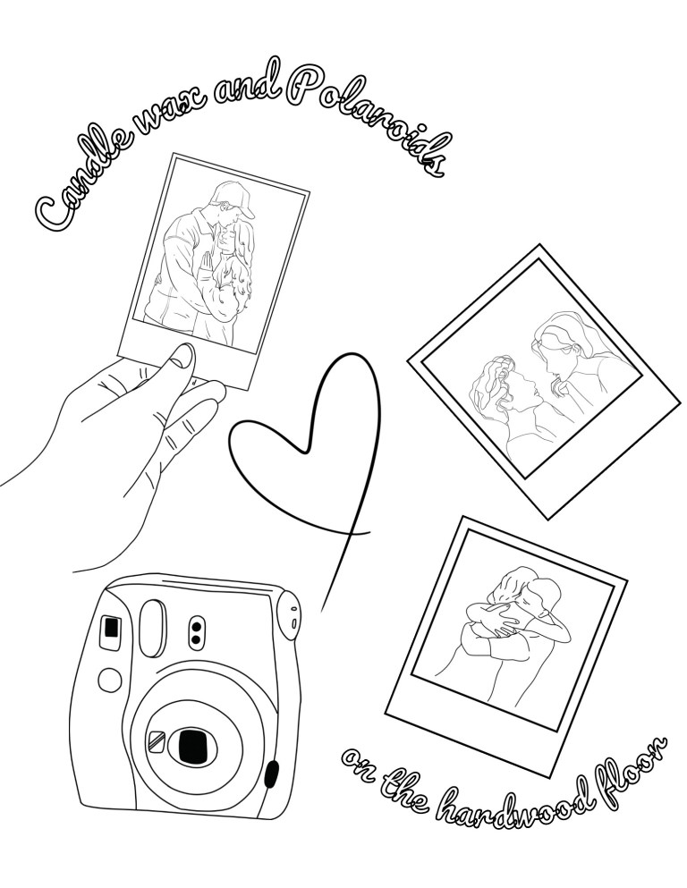 Taylor Swift New Year’s Day inspired colouring sheets – Josephine Adams ...